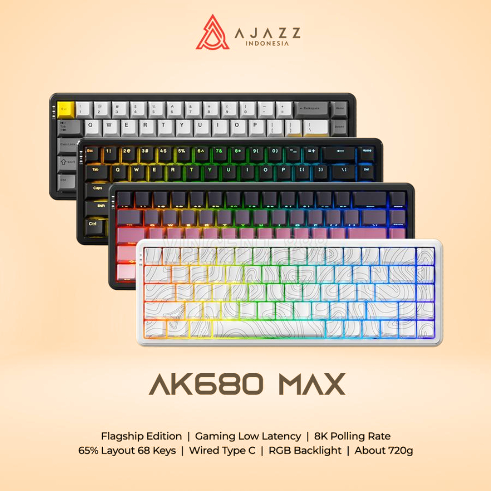 Jual Ajazz AK680 MAX HE Rapid Trigger Magnetic Switch Hall Effect ...