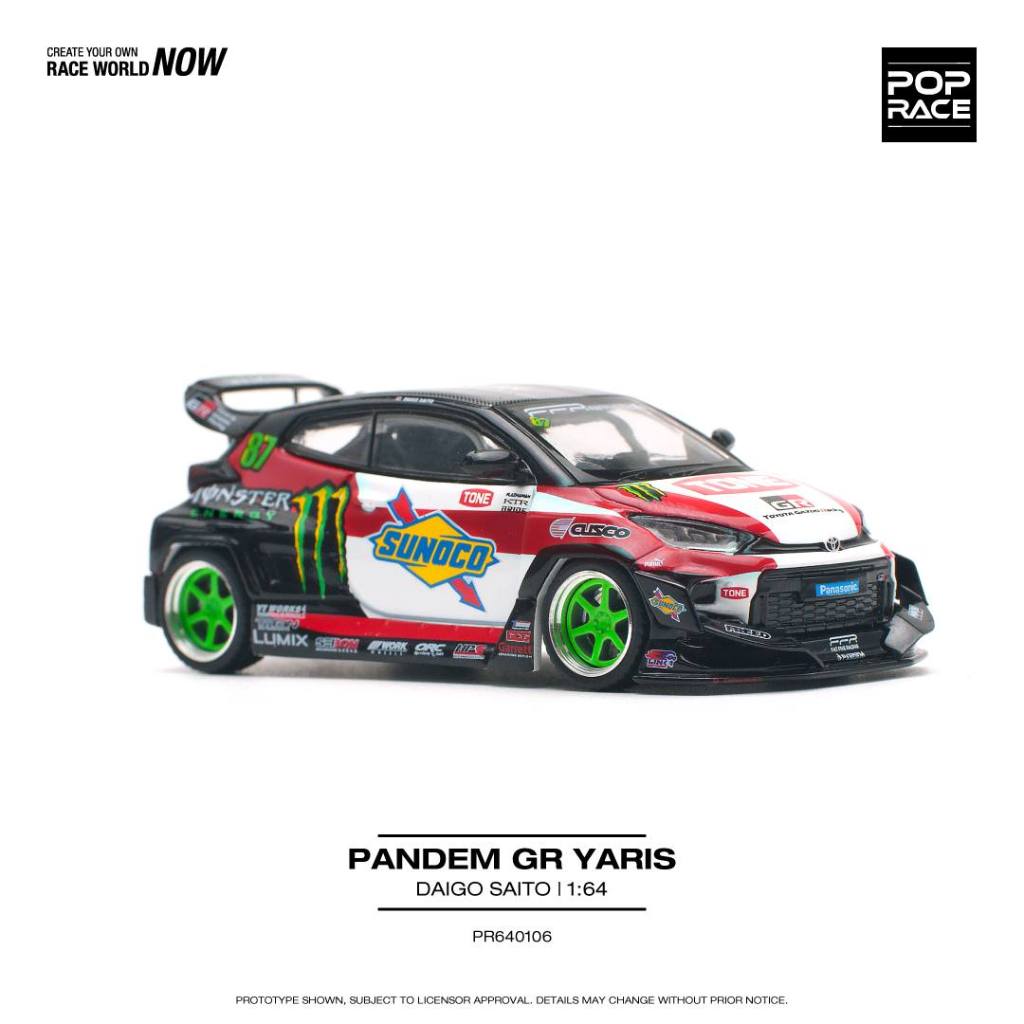 Jual Pop Race Pandem GR Yaris Daigo Saito | Shopee Indonesia