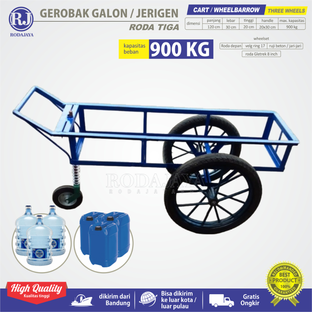 Jual handcart / wheelbarrow / GEROBAK GALON / GEROBAK JERIGEN / Gerobak ...