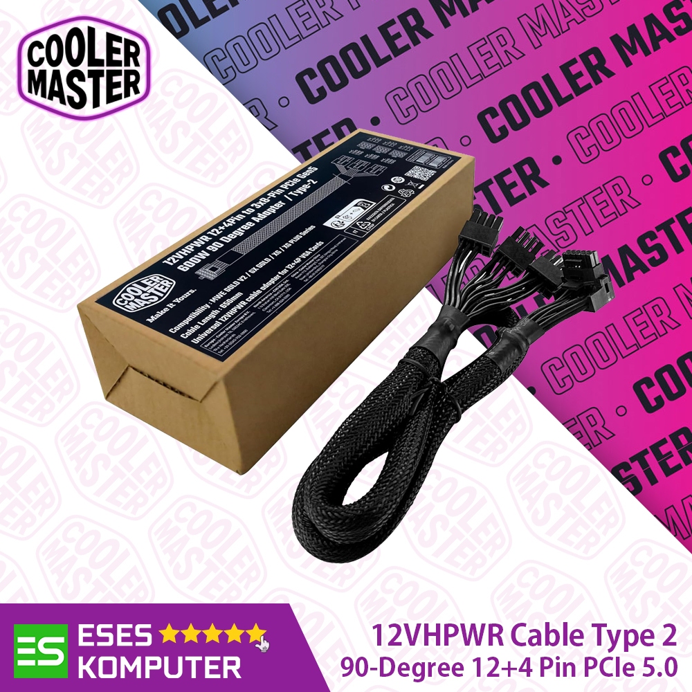 Jual Kabel Modular Cooler Master 12VHPWR Adapter Cable Type-2 90-Degree ...