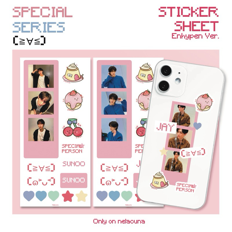 Jual STICKER DECO SPECIAL SERIES ENHYPEN KPOP VINYL GLITTER - CASE HP KPOP KOREA STIKER ...