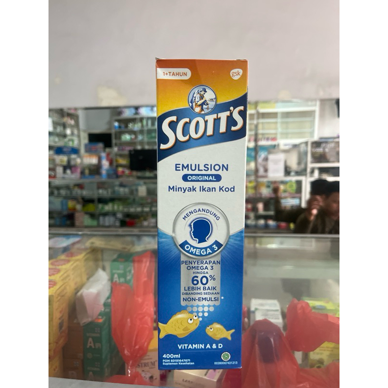 Jual Scott's Emulsion Original Minyak Ikan Kod Omega 3 | Shopee Indonesia