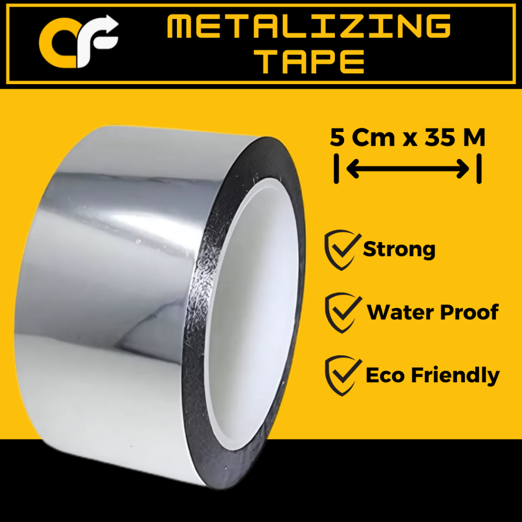 Jual Lakban AC Isolasi Metalizing Roll 5 Cm x 35 M Metalized Duct Tape ...