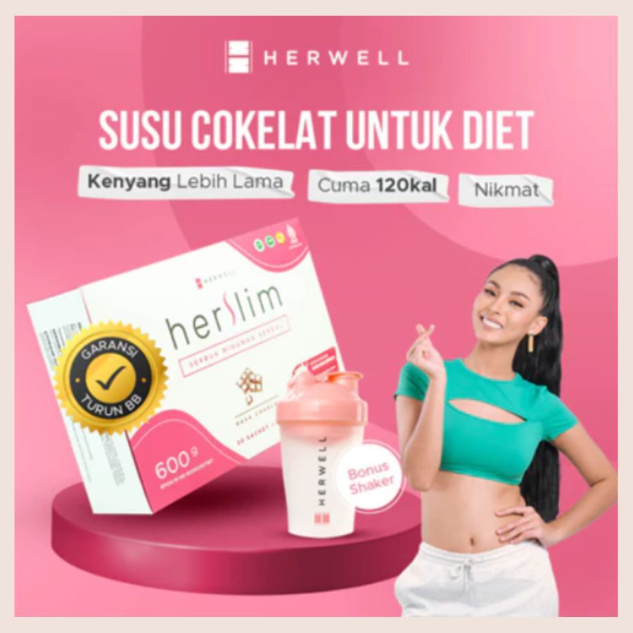 Jual Herwell Herslim - Susu Coklat Untuk Diet/Meal Replacement/Minuman ...
