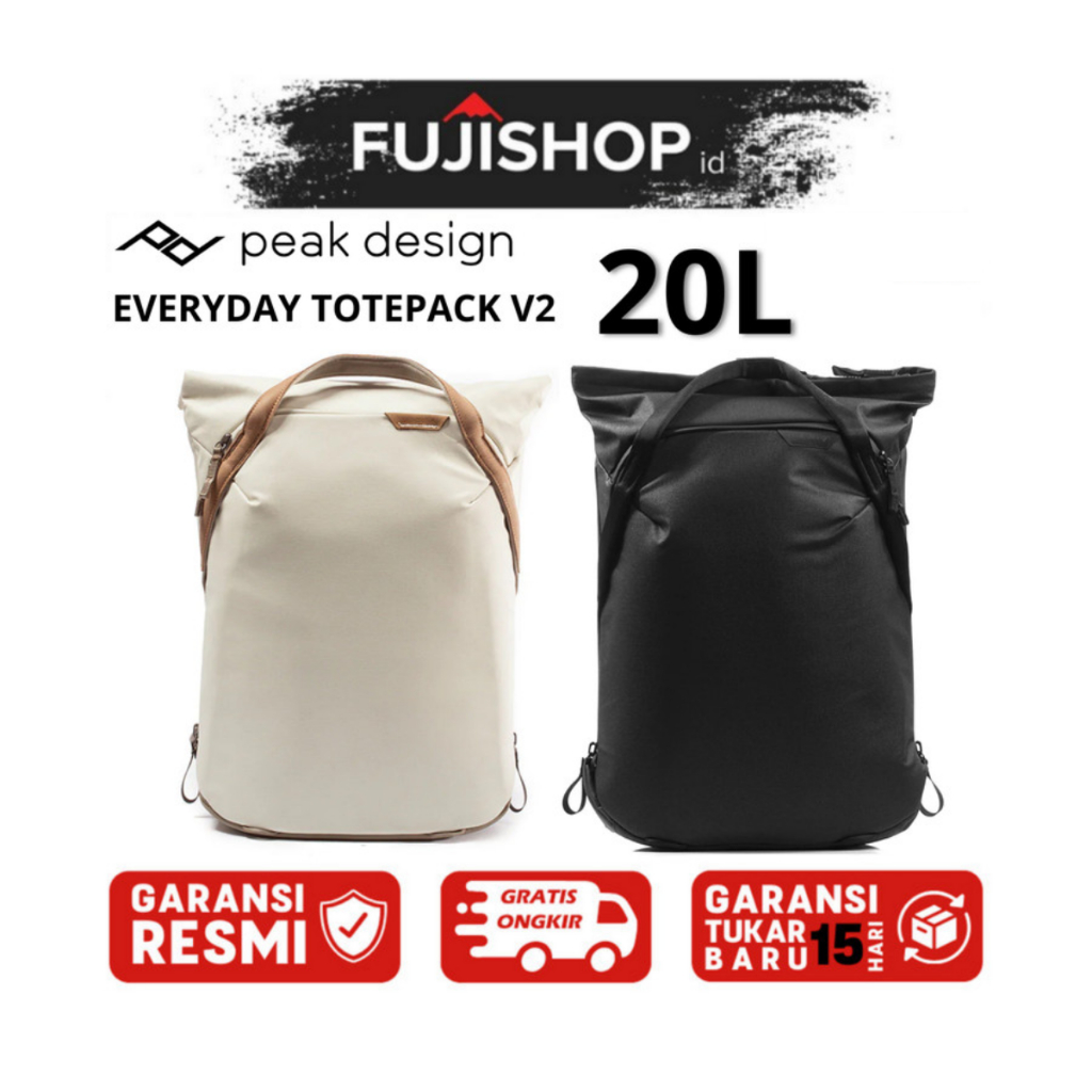 Jual Peak Design Everyday Totepack V2 20L / Peakdesign Totepack 20L V2 | Shopee Indonesia