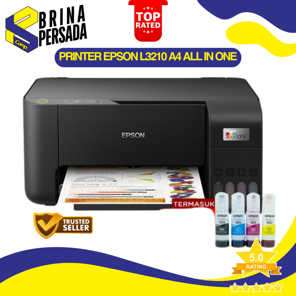 Jual Printer Epson L3210 A4 All in One Ink Tank Printer | Shopee Indonesia
