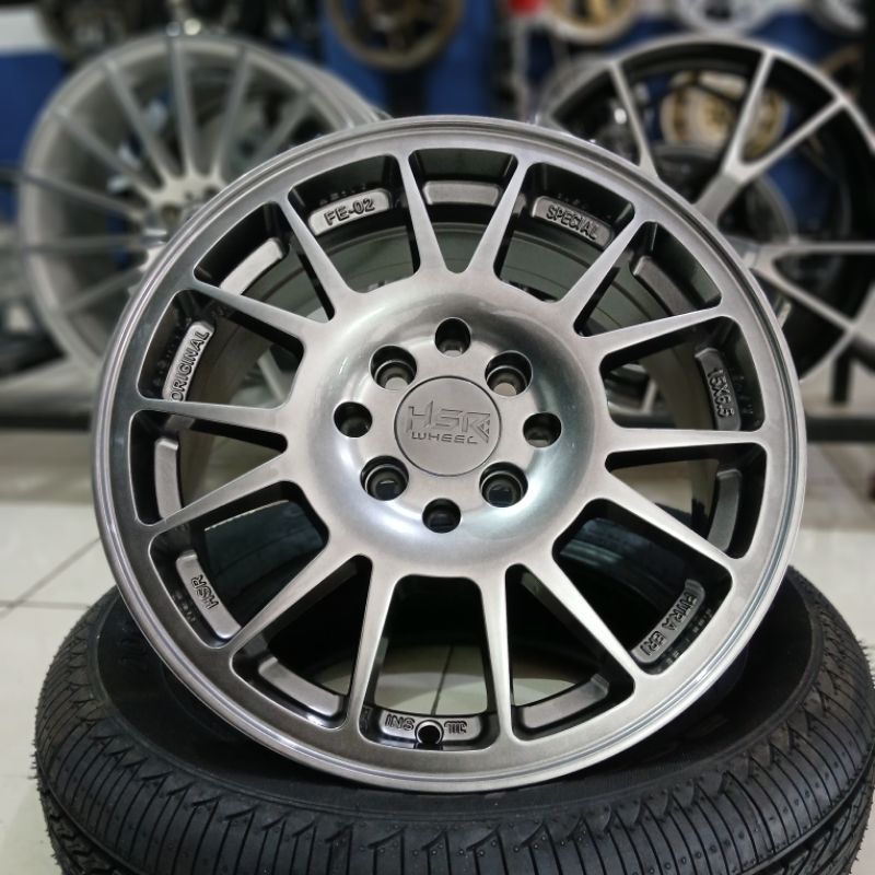 Jual velg hsr ring 15 fe02 r15 bisa buat kijang brio yaris datsun ignis calya avanza dll free ...