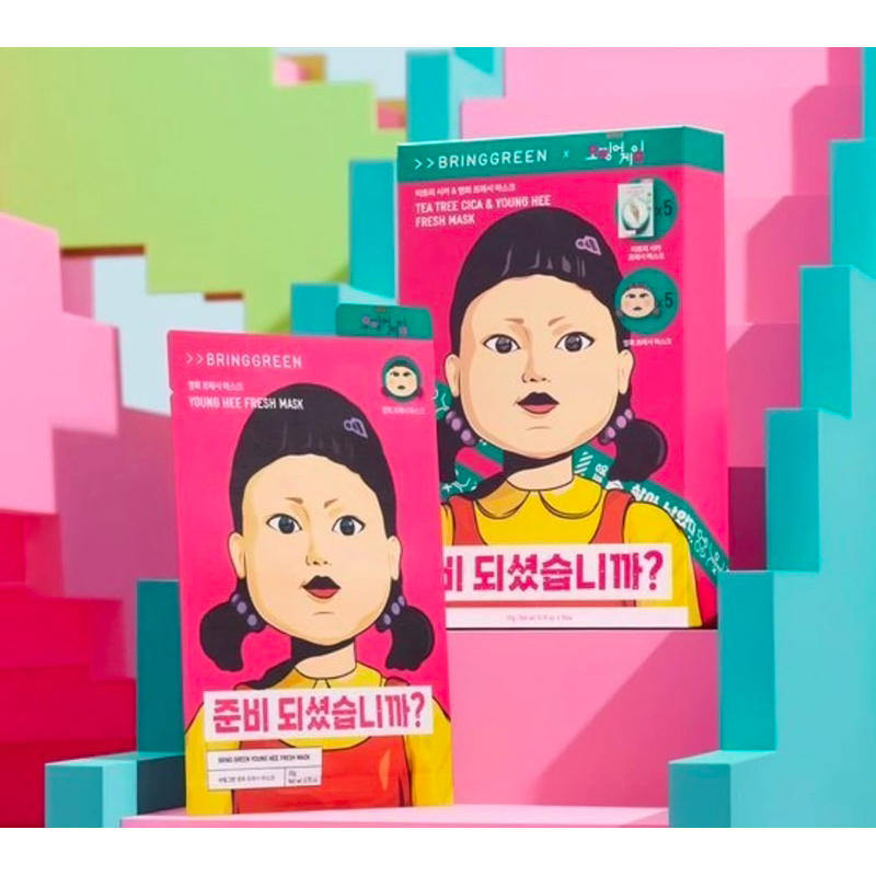 Jual Sheet Mask SQUID GAME Bringgreen x Squid Game Fresh Mask | Bring ...