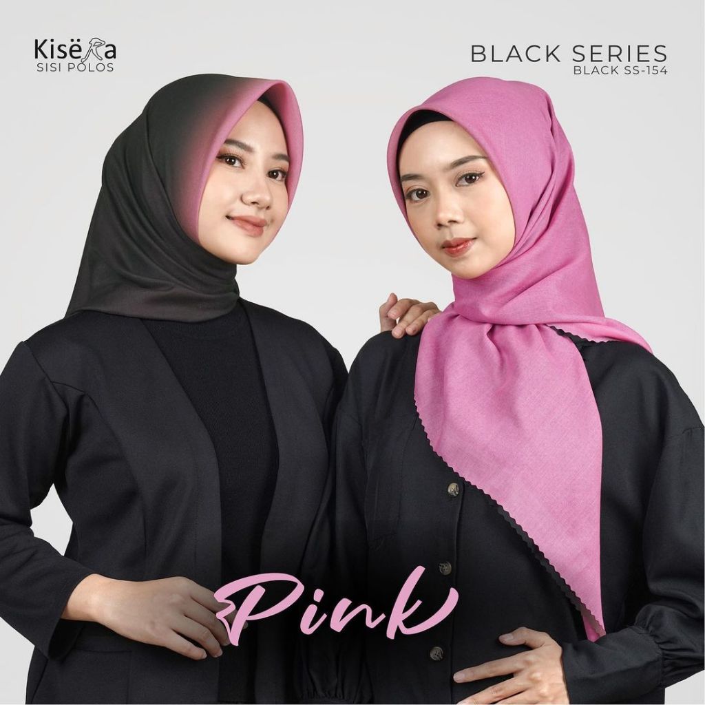 Jual Kisera Official | Black & Pink | Satu Kerudung Empat Warna ...