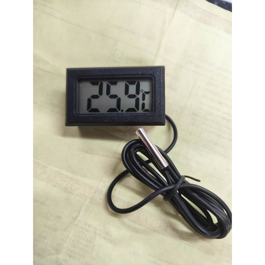 Jual TPM10 Digital Thermometer dengan Probe 1 meter (termometer mini ...
