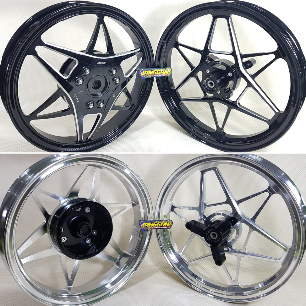Jual Velg KTC Racing TOPAZ Aerox 155 Old New Pelek Velk Model Bintang ...