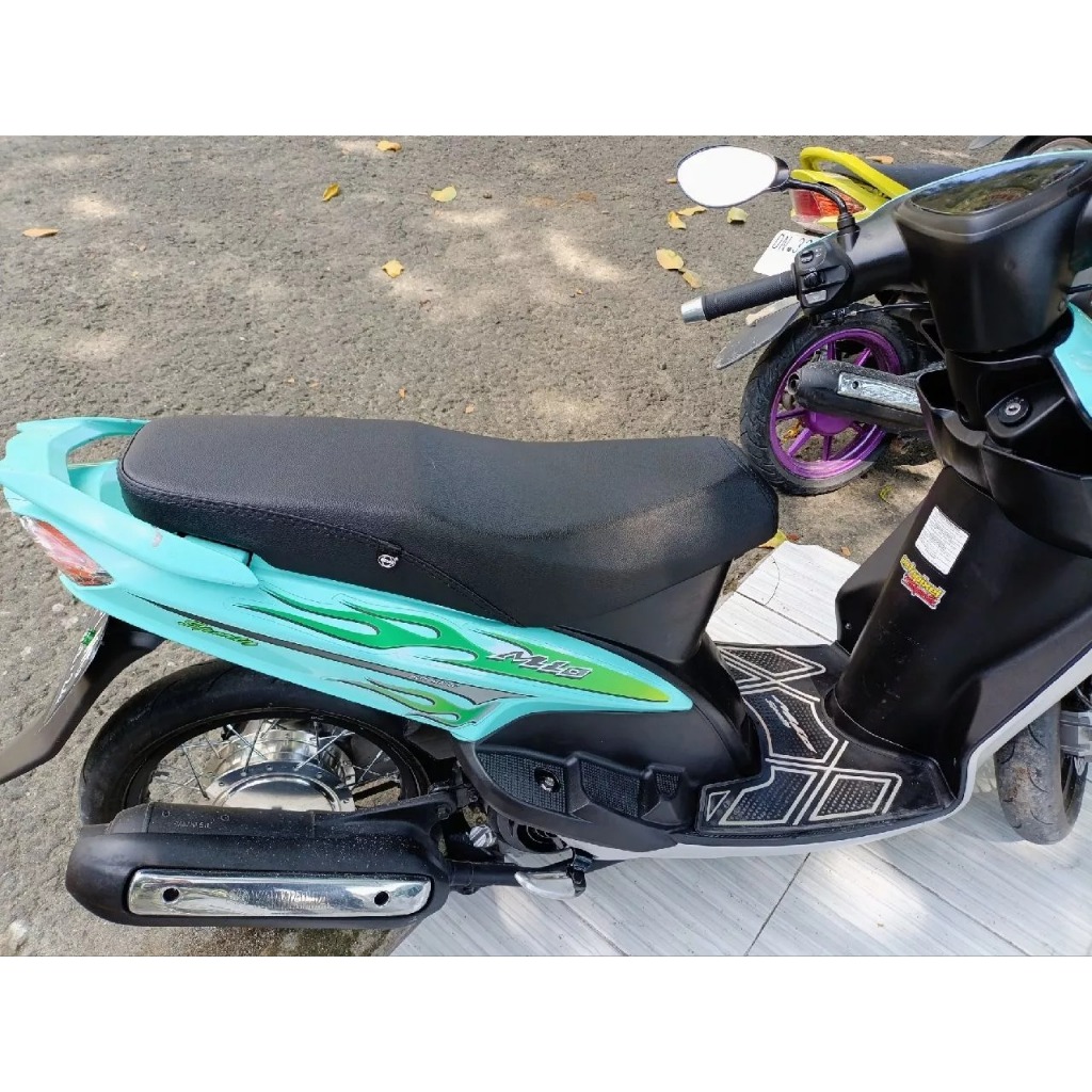 Jual JOK MIO SPORTY DOUBLESEAT SESET PAHA KULIT AMPLAS ROADRACE AMPLAS ...