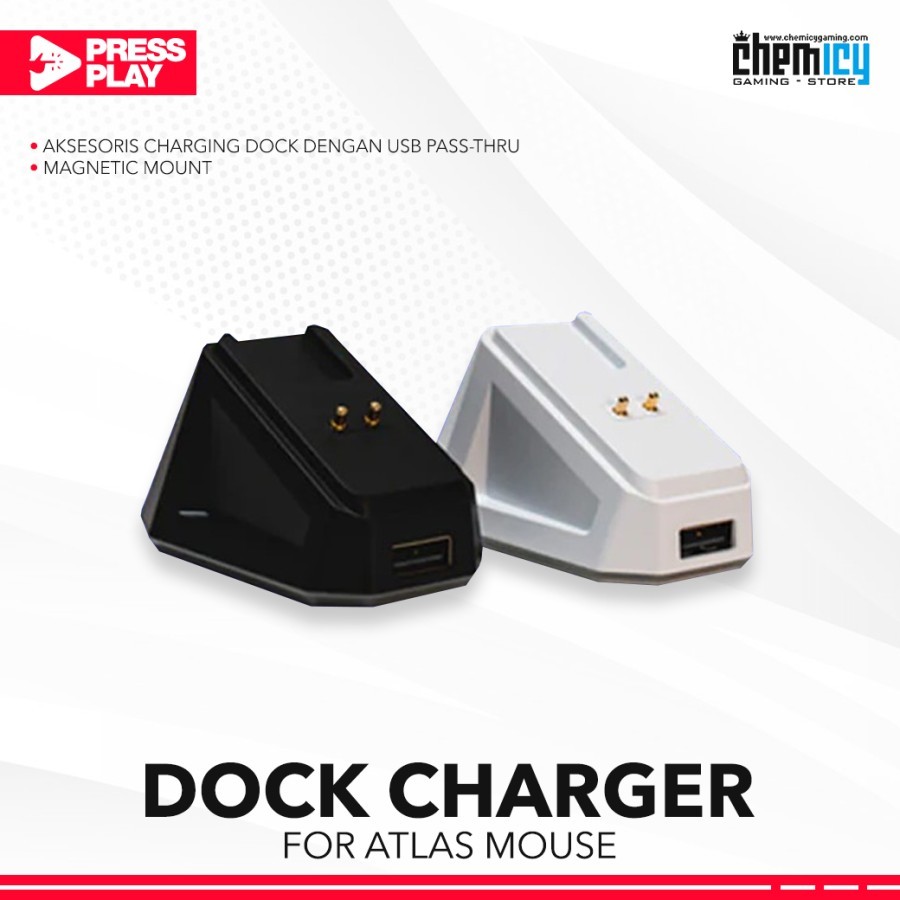 Jual Press Play Atlas Charging Dock for Atlas Gaming Mouse | Shopee ...