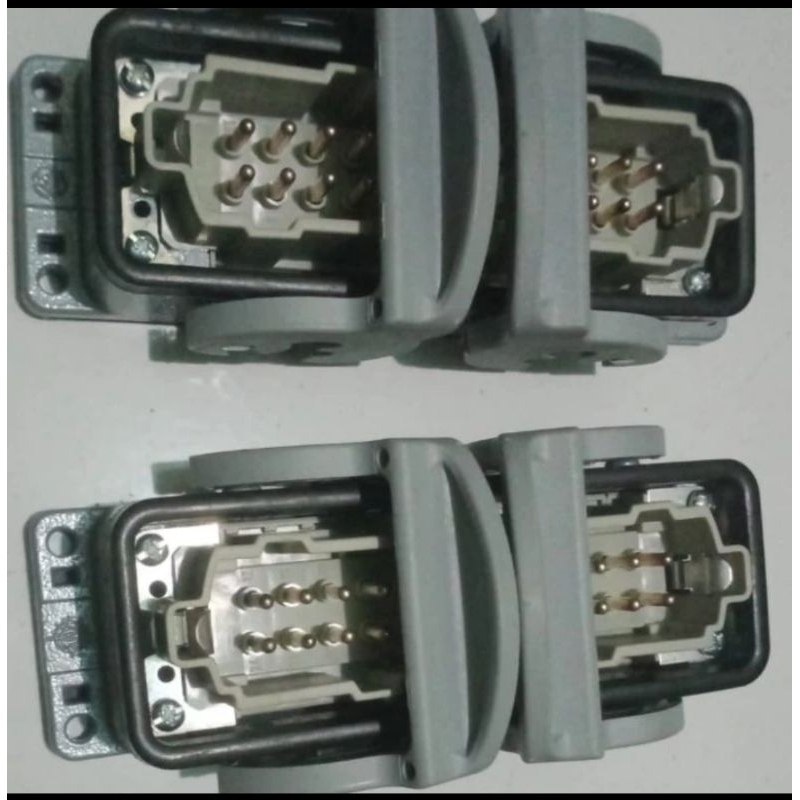 Jual PLUG KONEKTOR HARTING 24 PIN ( MALE plus HOUSING ) | Shopee Indonesia