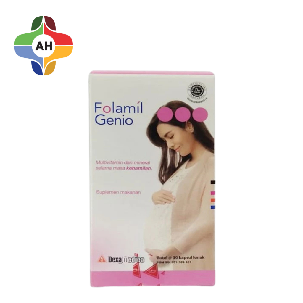 Jual Folamil Genio 30 Kapsul, Suplemen Kehamilan, Ibu Hamil, DHA ...