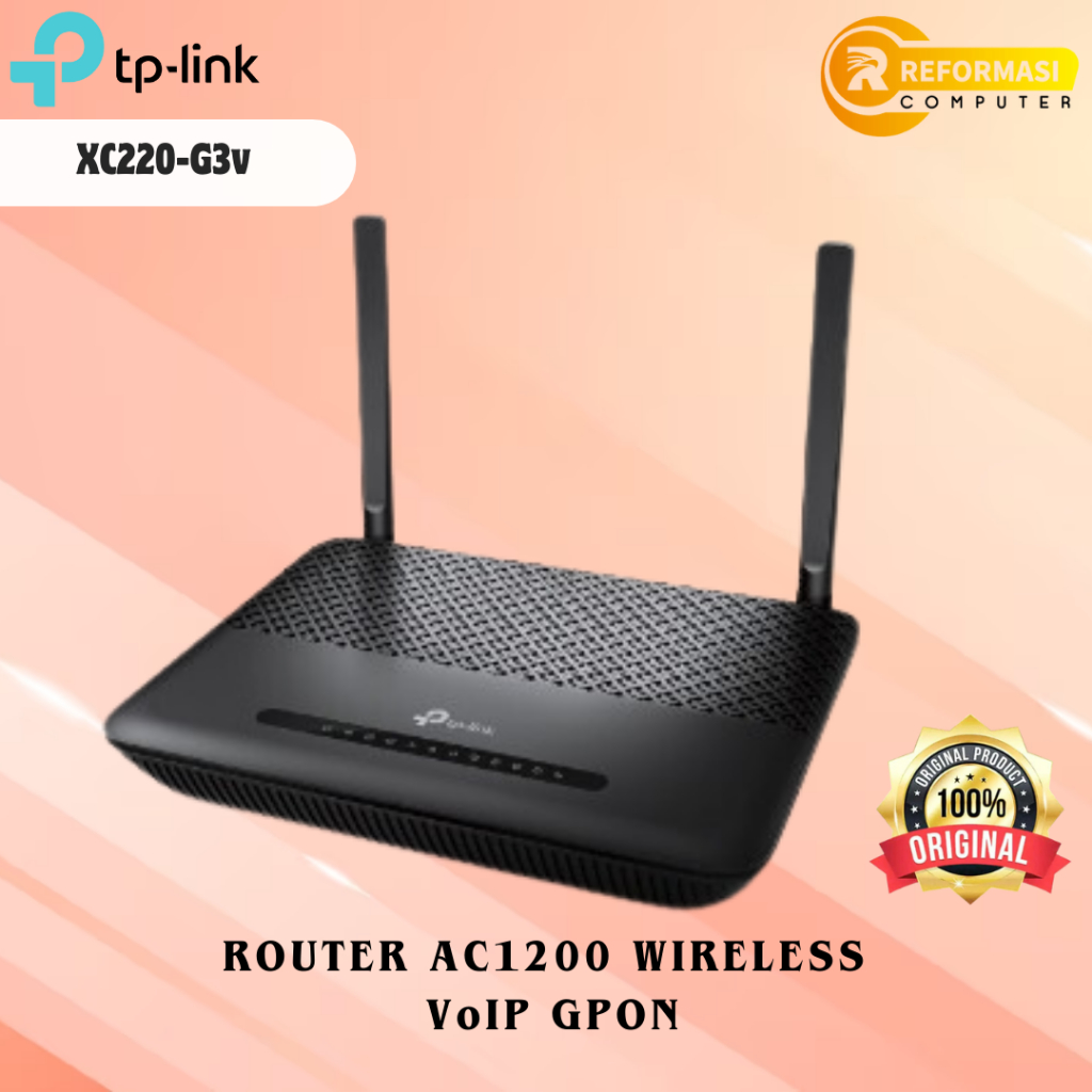 Jual TP-LINK ROUTER TP-LINK XC220-G3v AC1200 WIRELESS VoIP GPON ...