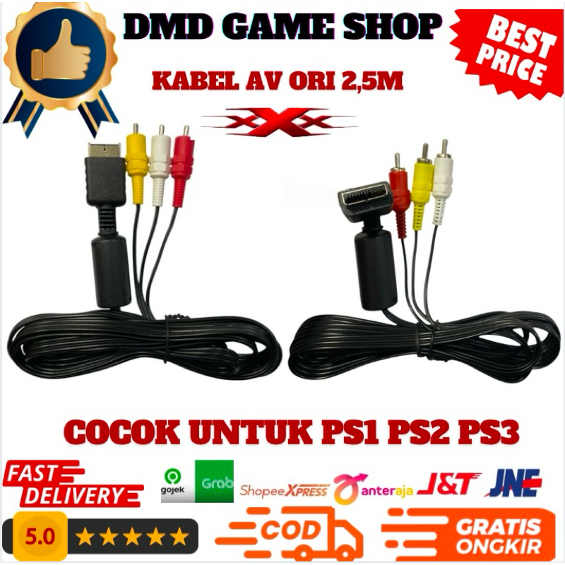 Jual Kabel Av PS2 - PS3 Original | Shopee Indonesia