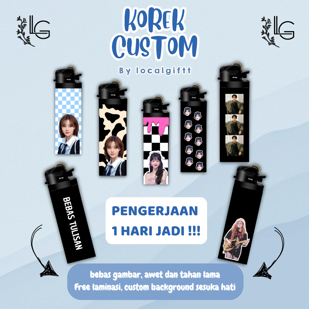 Jual Korek Custom | CUSTOM GAMBAR BEBAS | Korek Api Custom | Korek api ...