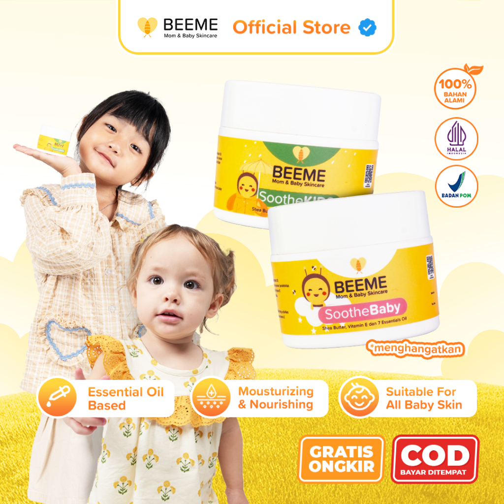 Jual Beeme SootheBaby and SootheKids Balm 15g | Calming Rub |Balm ...