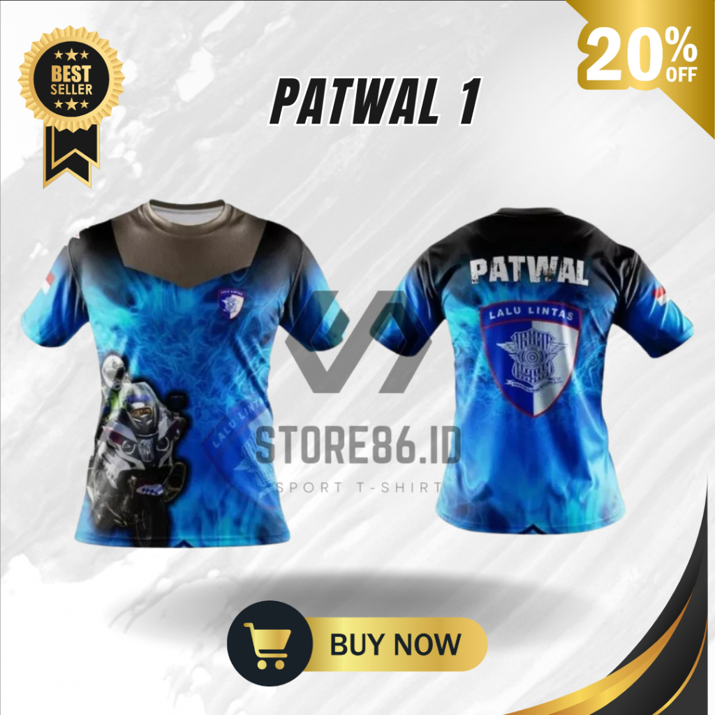 Jual JERSEY PATWAL PM 1 FULLPRINT SUBLIME / KAOS PATWAL DRIFIT / JERSEY ...