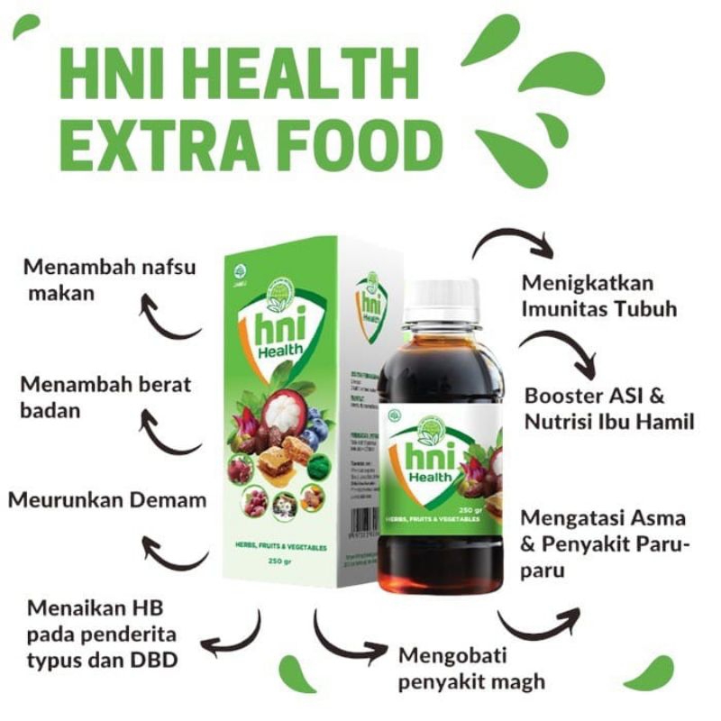 Jual Madu Hni Health EXTRA FOOD Herbal Nutrisi Penambah Nafsu Makan ...
