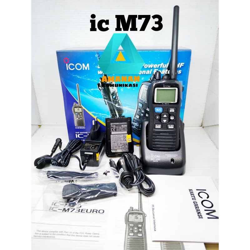 Jual Ht Marine band icom ic m73 original | Shopee Indonesia