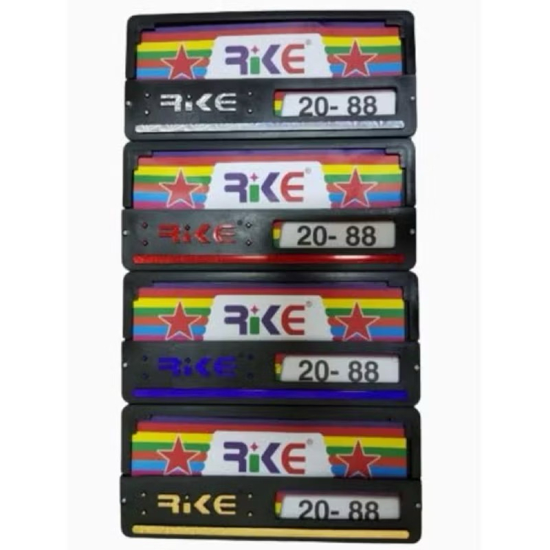 Jual Bingkai Plat Nomor Motor Rike Cover Plat Nomor Motor Riker ...