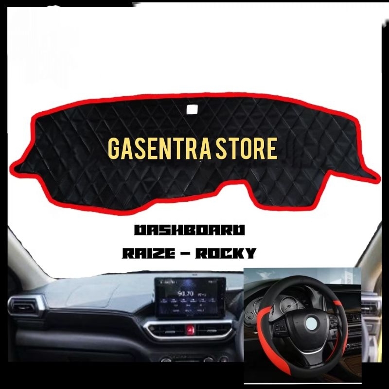 Jual Alas/Cover DashBoard RAIZE-ROCKY(2021-2024)Tambah Bungkus Setir ...