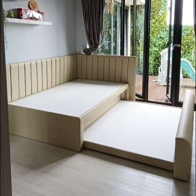 Jual Divan Sorong / Divan Sandaran tempat tidur / Ranjang model sorong ...