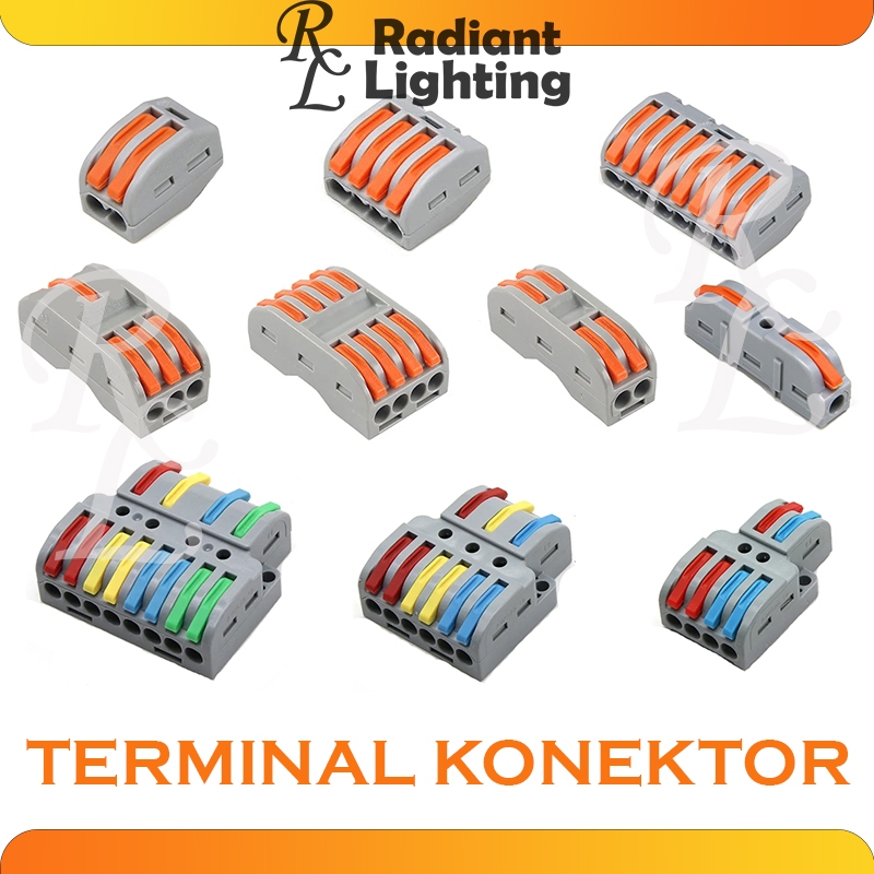 Jual Terminal Block Konektor Kabel Listrik PCT Wago Penyambung Split Wire Connector Cable ...
