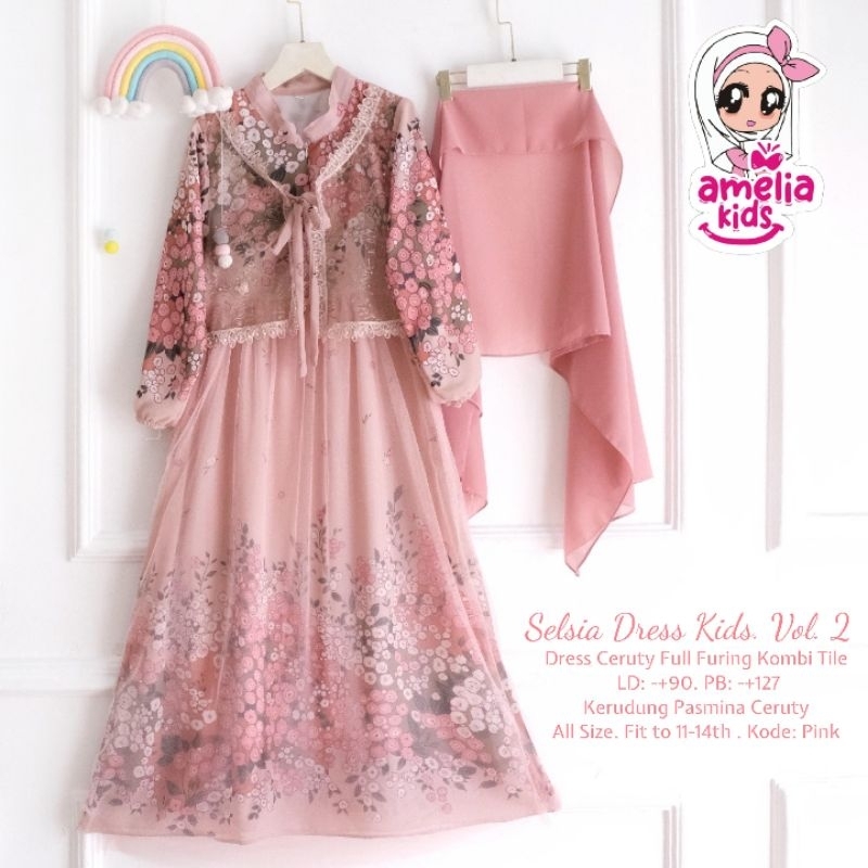 Jual SELSIA DRESS KIDS VOL.2 BY AMELIA TERBARU | Shopee Indonesia