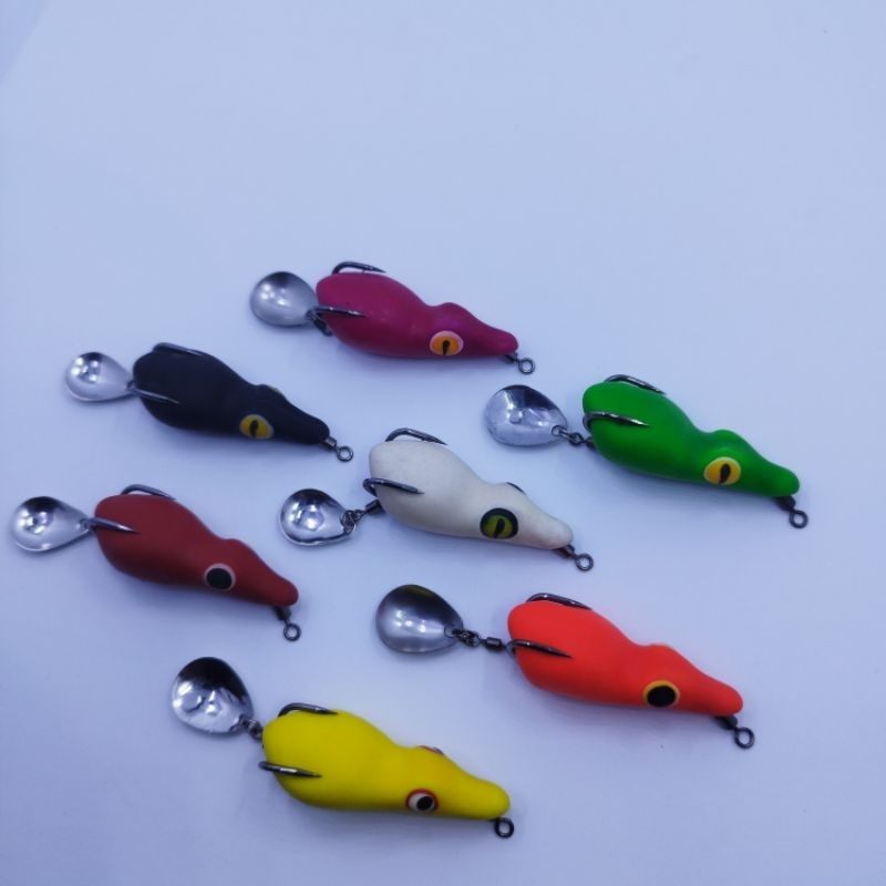 Jual Soft Frog Crocodile umpan siap pakai mancing casting ikan toman dan ikan gabus/haruan ...