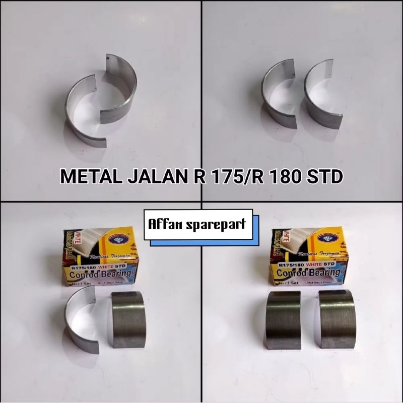 Jual METAL JALAN CONROD BEARING CPM MESIN DONGFENG R 175 / R 180 STD ...
