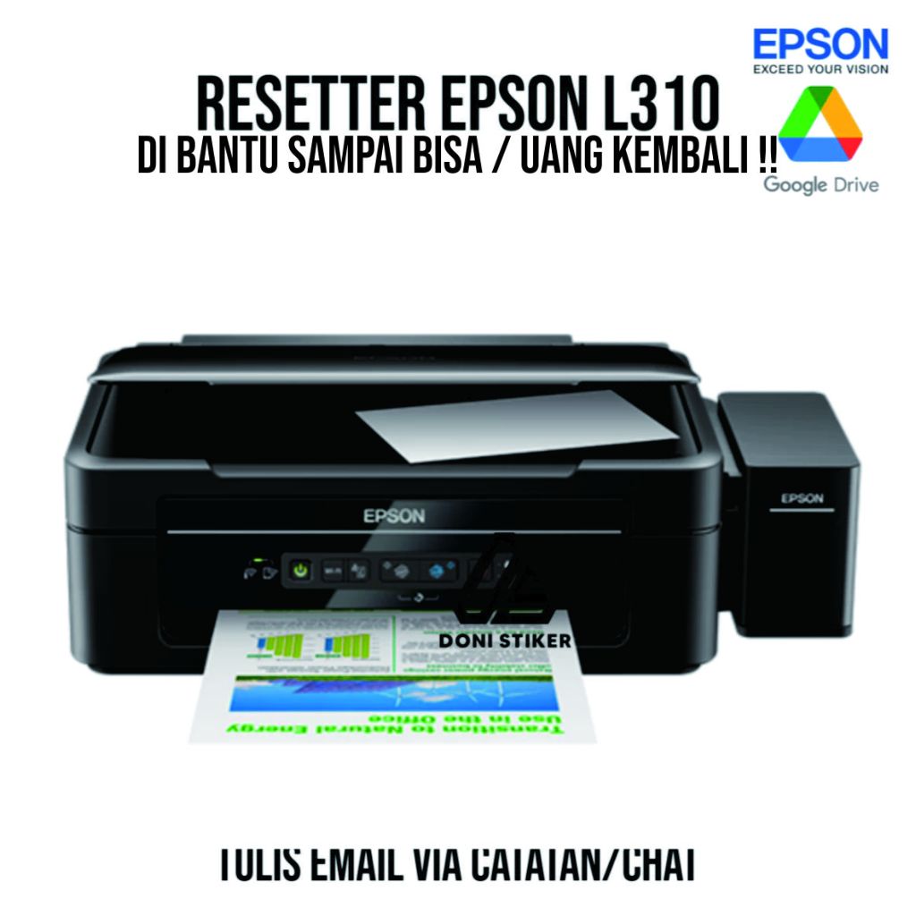 Jual resetter epson L310 bonus video tutorial | Shopee Indonesia