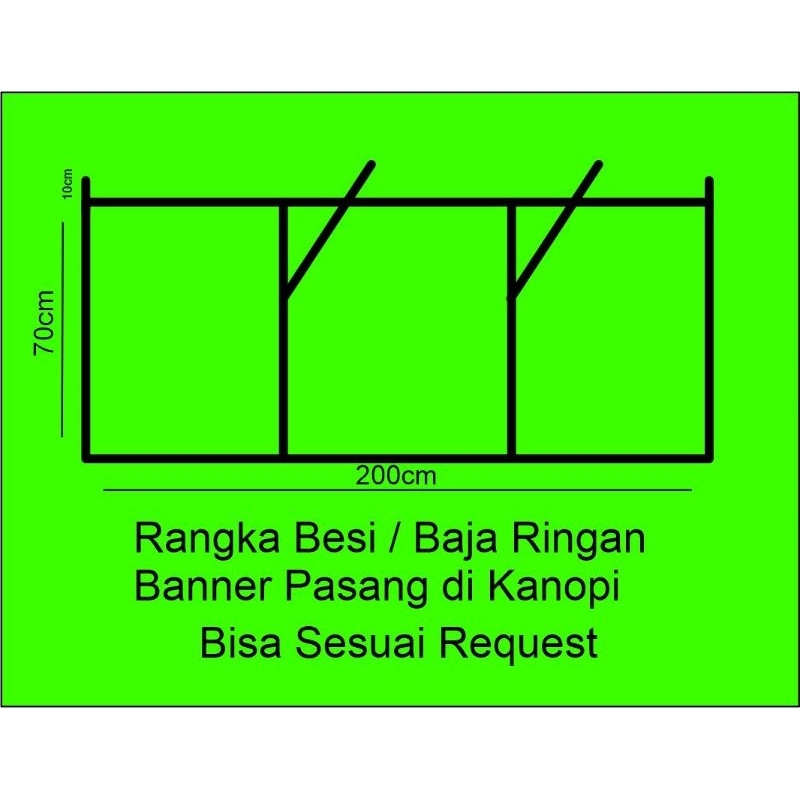 Jual Rangka Atap Banner Baja Ringan | Shopee Indonesia