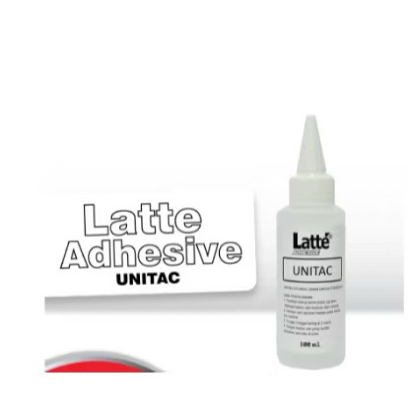 Jual Latte Unitac Adhesive Lem gabus Sterofoam Karton Kayu Banner ...