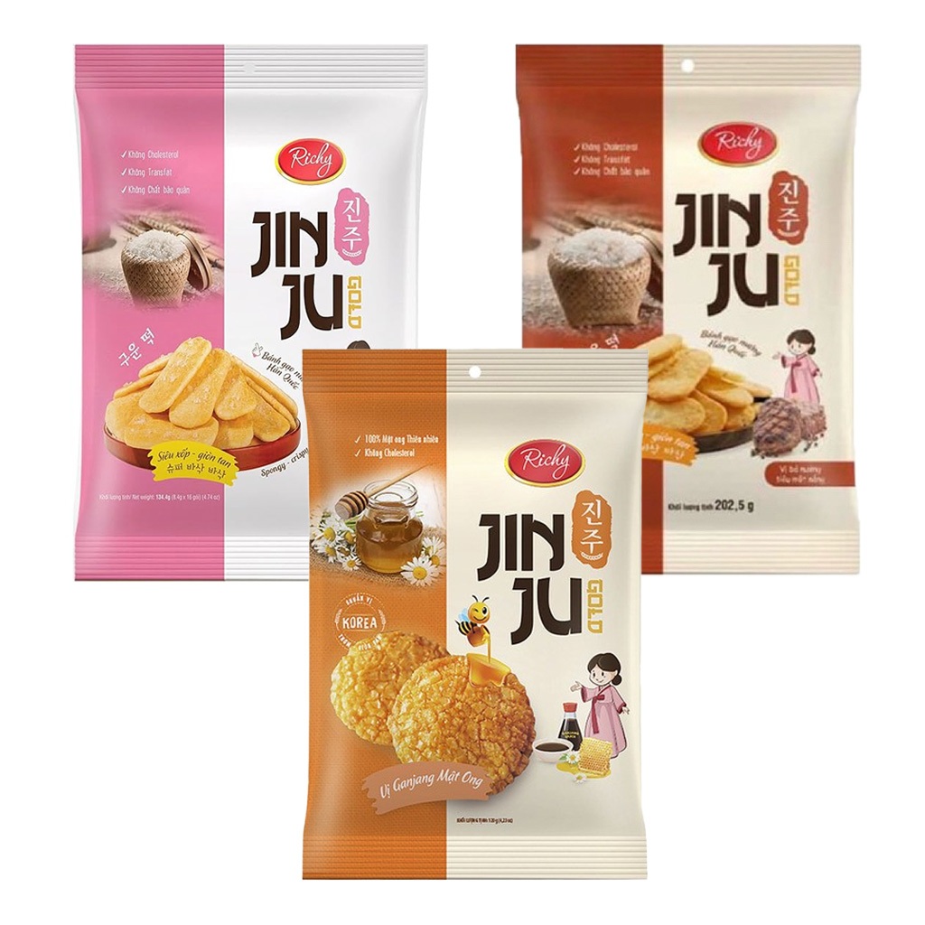 Jual Richy Jinju Rice Cracker / Snack Kreker Beras 100 Gr | Shopee ...