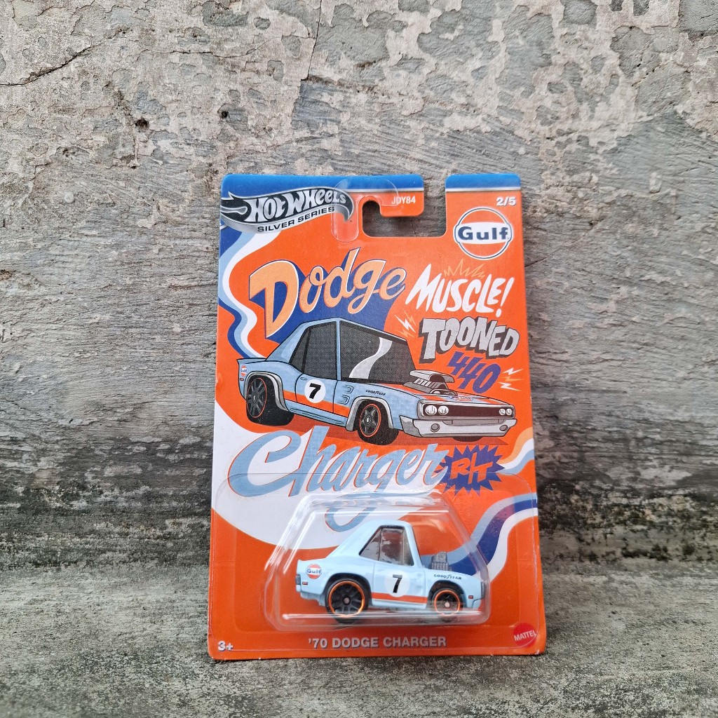 Jual Hot Wheels Tooned 70 Dodge Charger Gulf | Shopee Indonesia