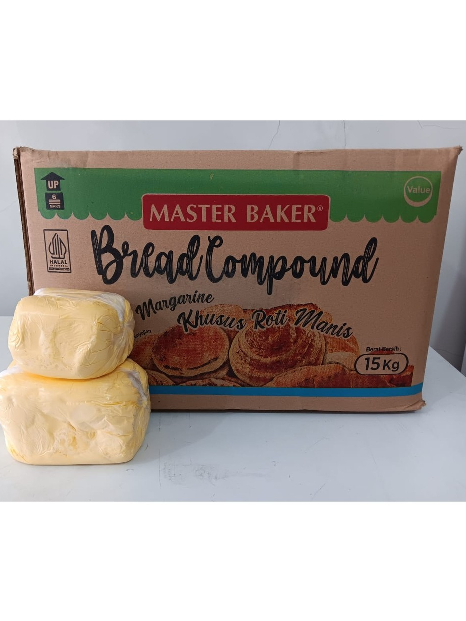 Jual Master Baker Bread compound margarine Repack (250gr/500gr/1kg) / Margarine Roti | Shopee ...