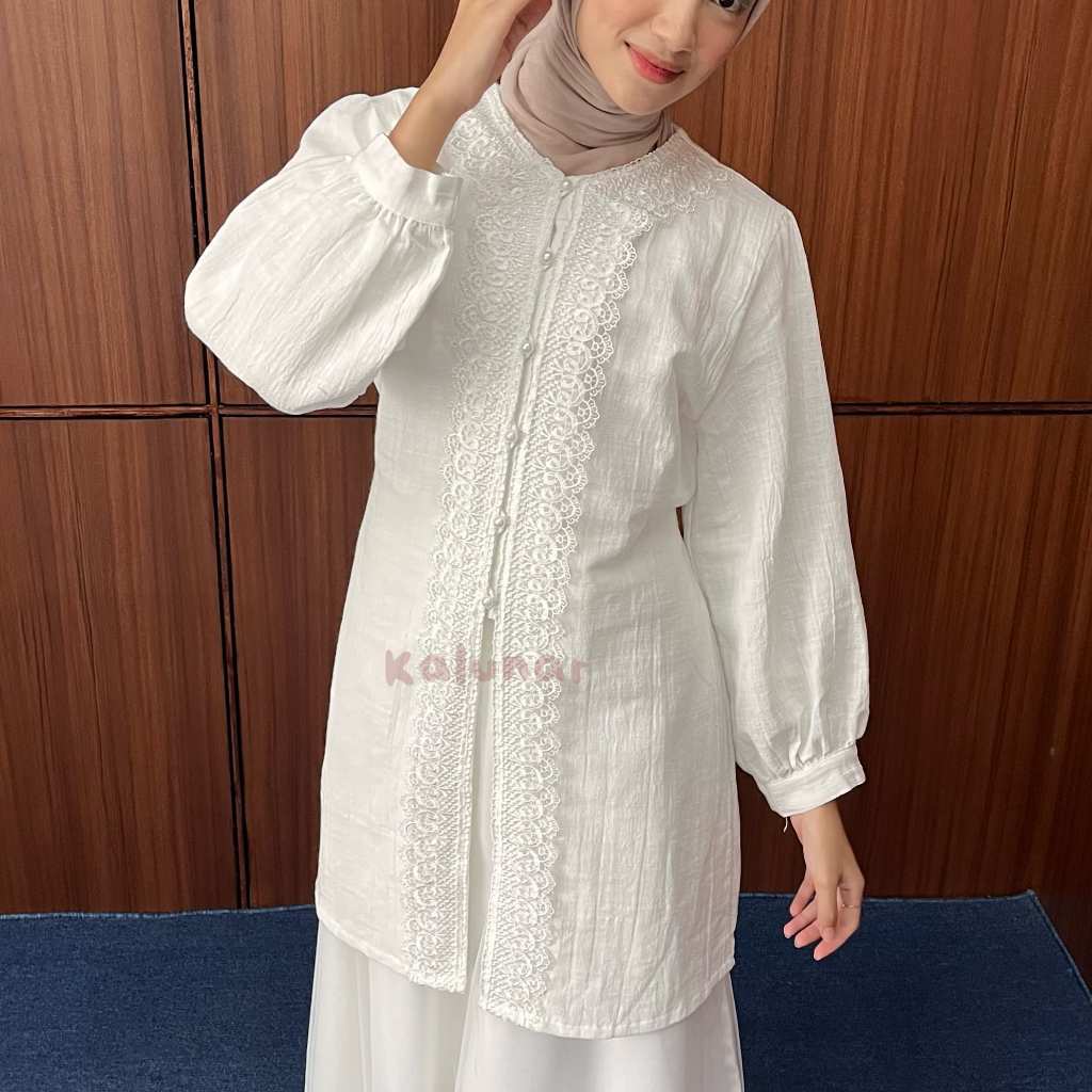 Jual [READY STOCK] KALUNAR - Joy Tunik Kondangan Lebaran (Atasan Gamis ...