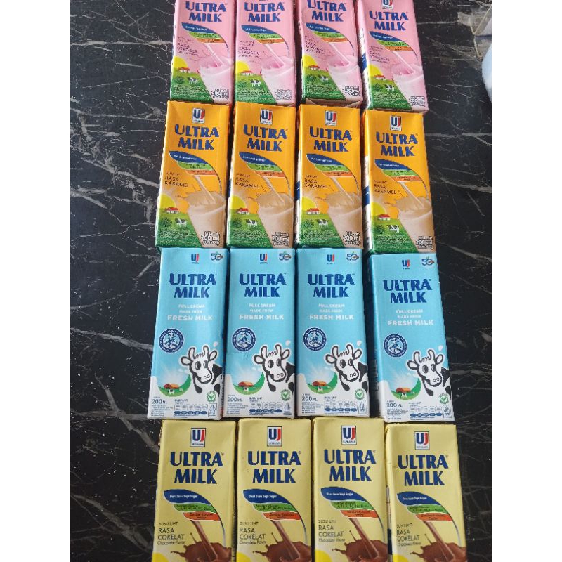 Jual SUSU ULTRA MILK SUSU UHT BANDED ISI 4 200ML/125ML | Shopee Indonesia