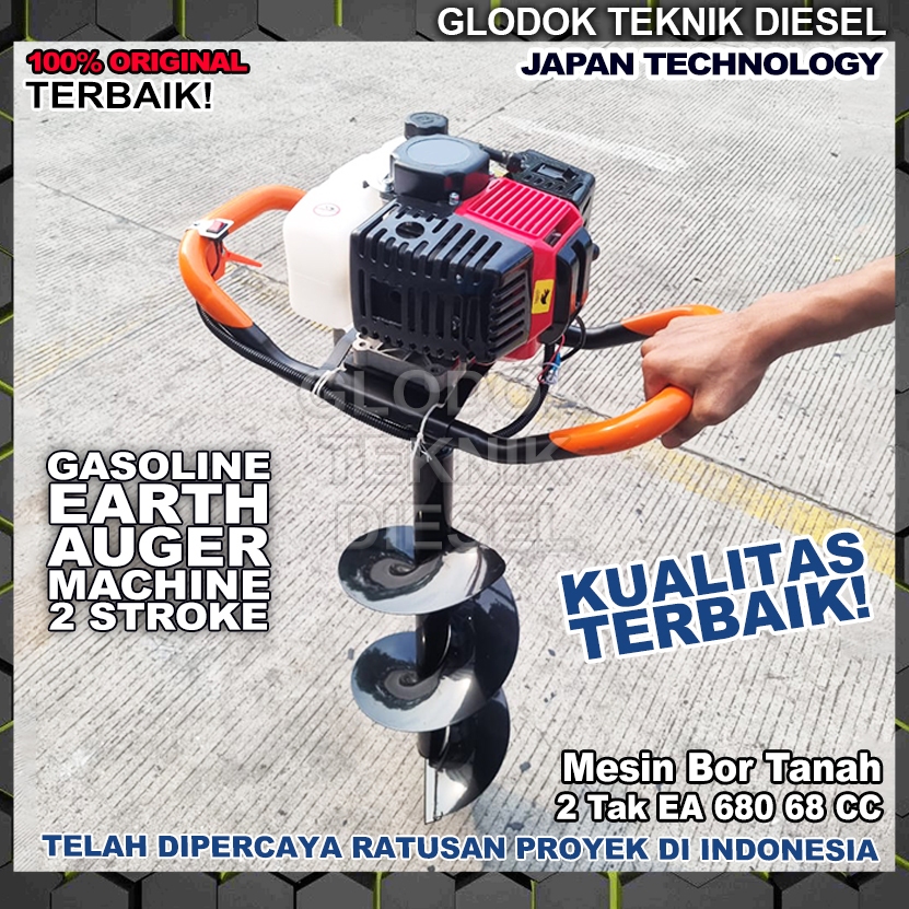 Jual Mesin Bor Tanah 2 Tak 25 CM 75 cc Earth Auger Drill Penggali ...