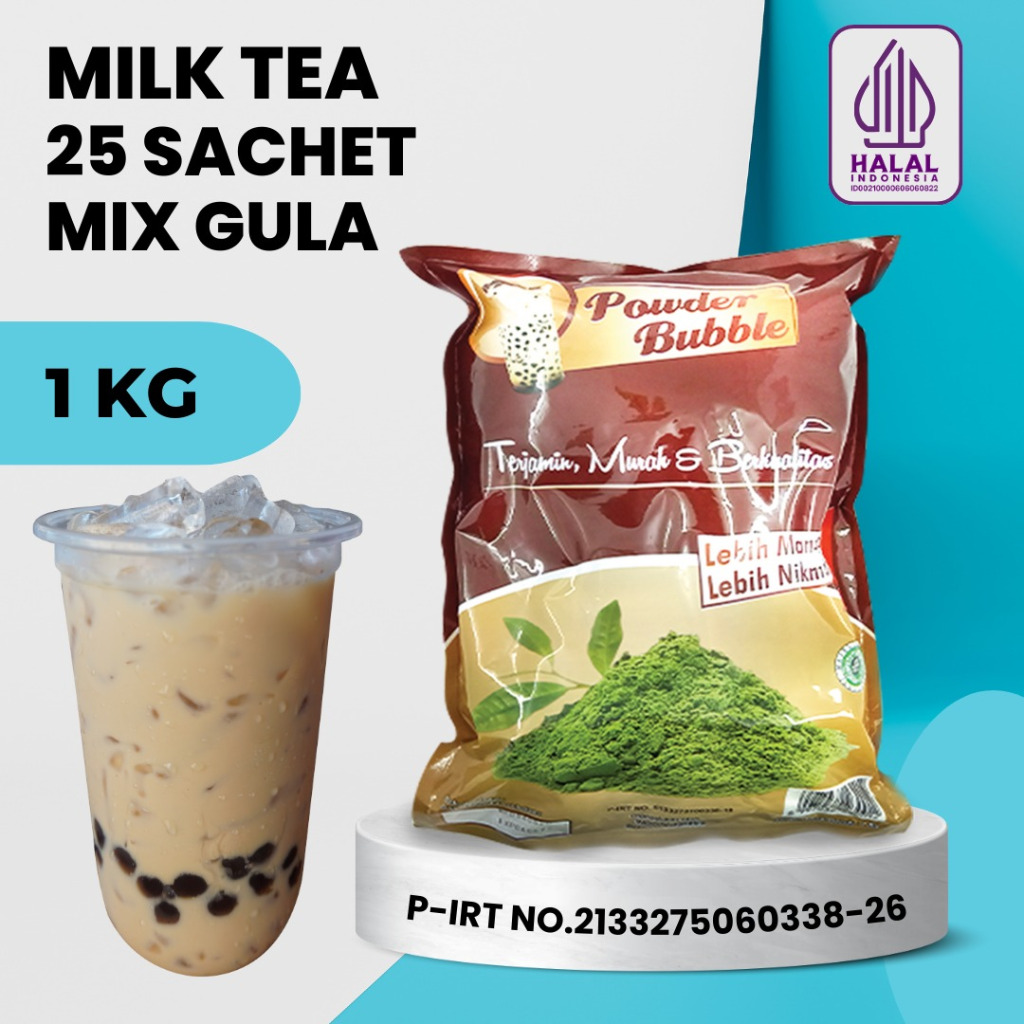 Jual Powder MILK TEA 1 KG - Bubuk Minuman Rasa Teh Susu - Bahan Minuman ...
