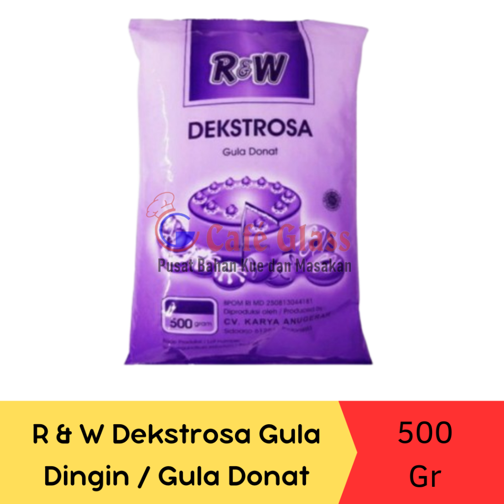 Jual R&W Dekstrosa / Gula Donat / Gula Dingin-500Gr | Shopee Indonesia