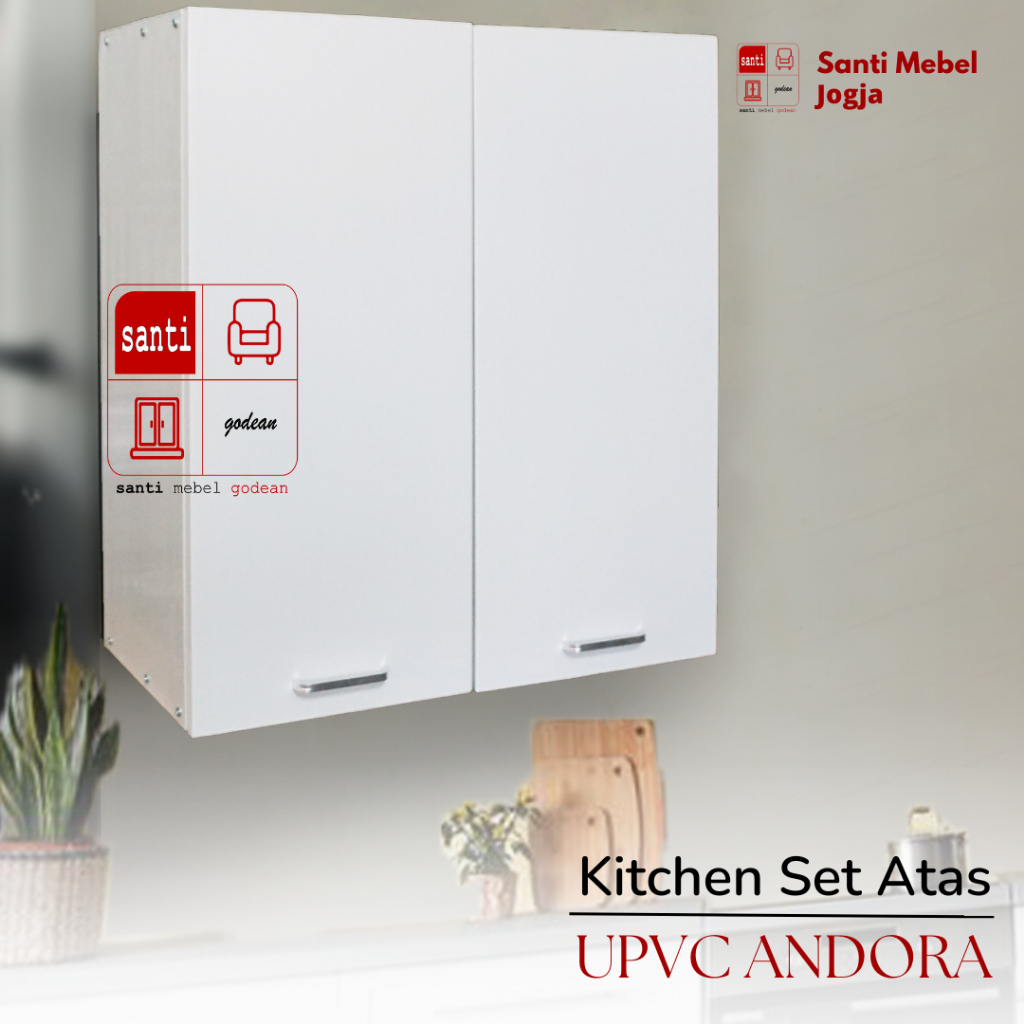 Jual Kitchen set atas pintu 2 UPVC Andora | Shopee Indonesia