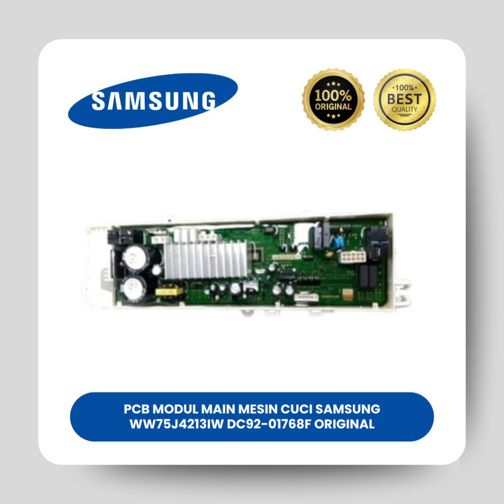 Jual PCB MODUL MAIN MESIN CUCI SAMSUNG WW75J4213IW DC92-01768F ORIGINAL ...