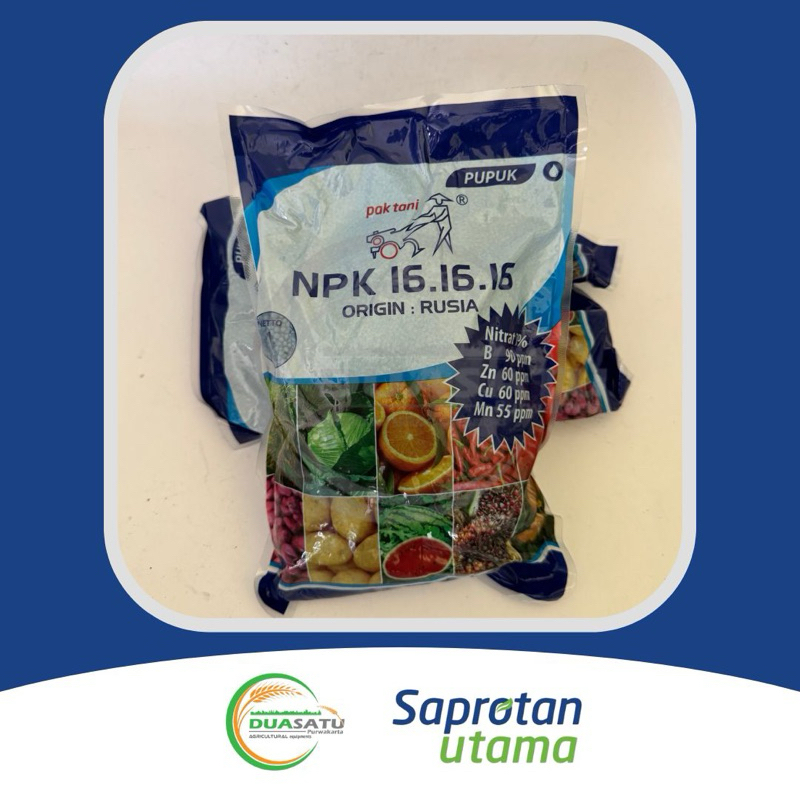 Jual Saprotan Utama NPK 16-16-16 Cap Pak Tani 1 kg | Shopee Indonesia
