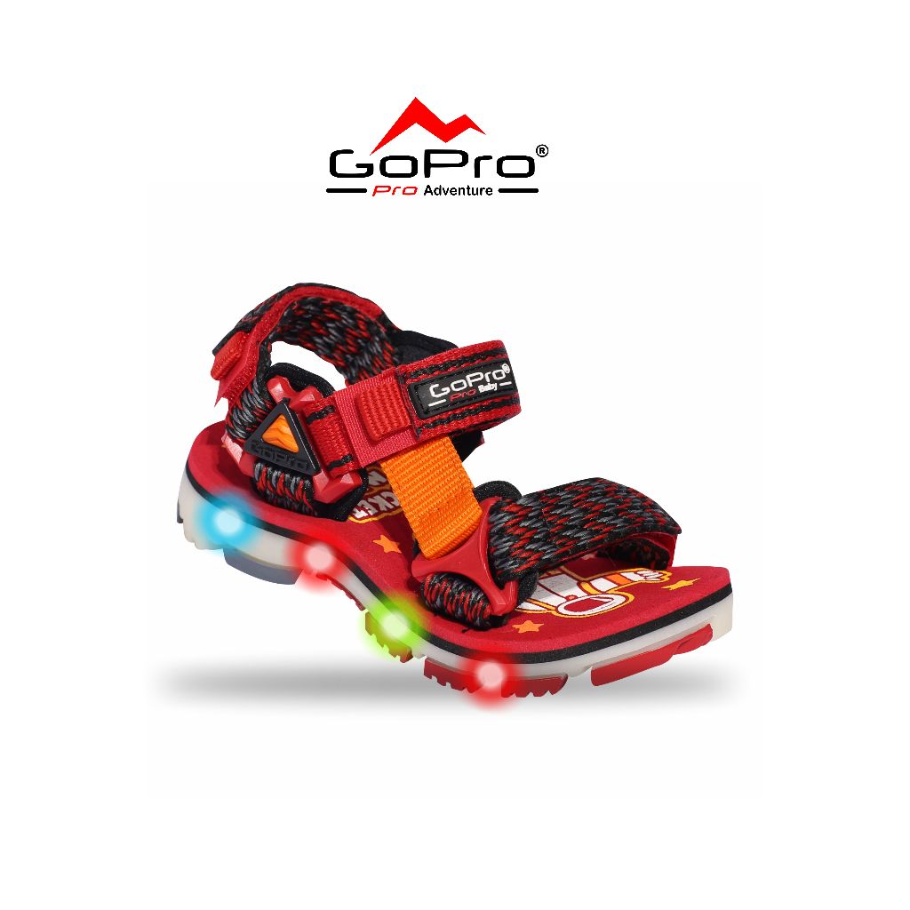 Jual GoPro Adventure Astronot LM BB Sandal Gunung LED Anak Baby 24-27 ...