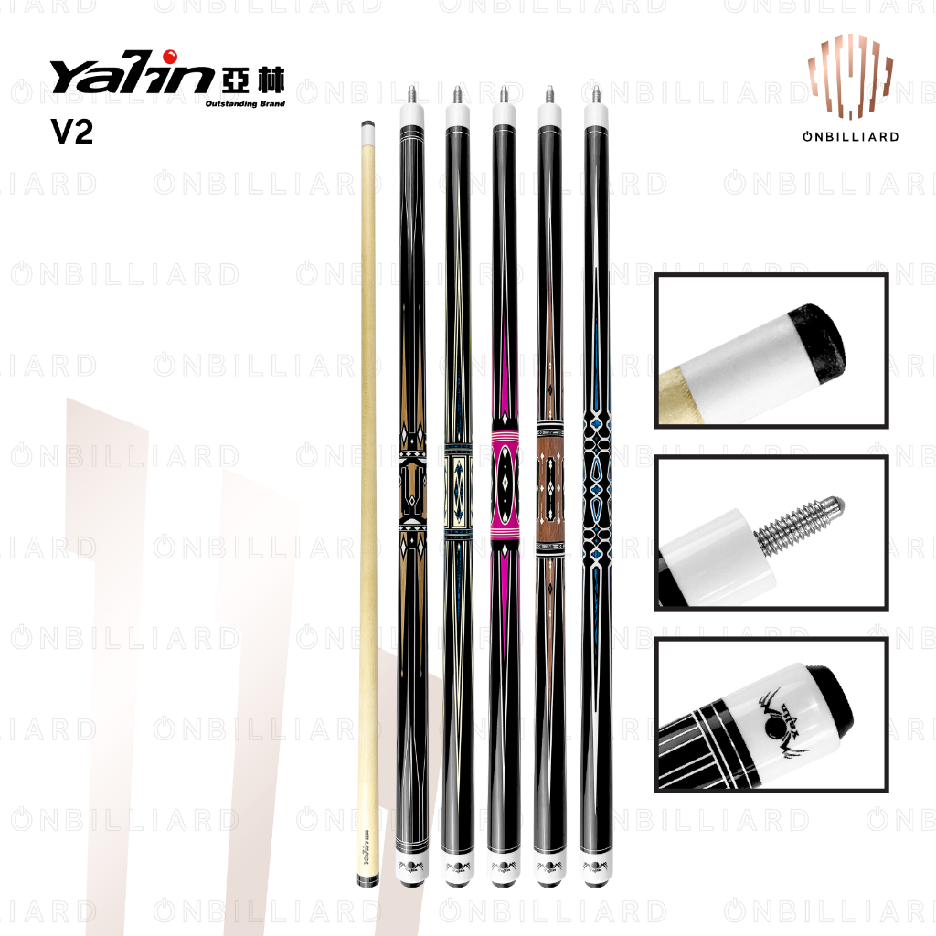 Jual YALIN V2 Cue Stick Billiard Play Maple Wood Stik Biliar Billiar ...
