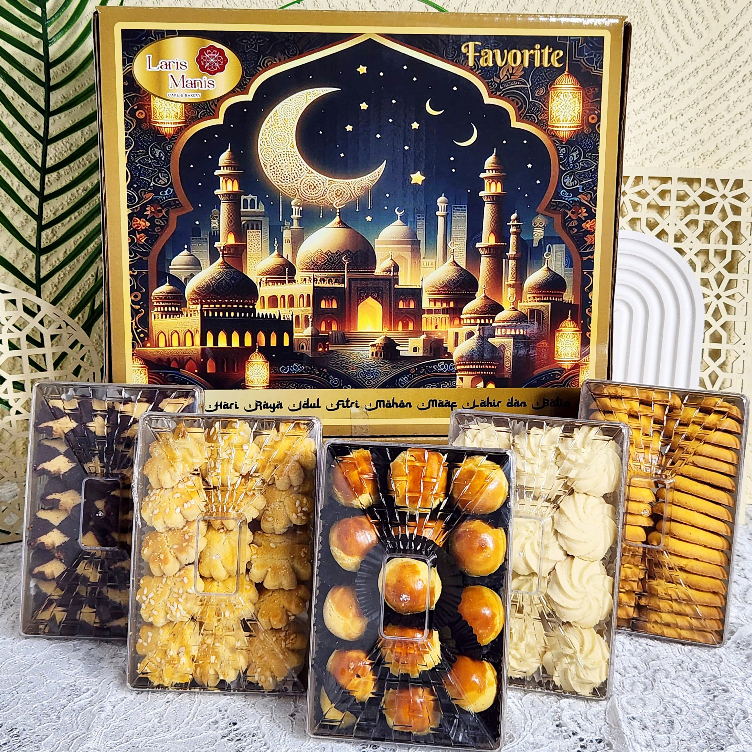 Jual HAMPERS PAKET KUE LEBARAN - 'FAVORITE COOKIES by Laris Manis ...